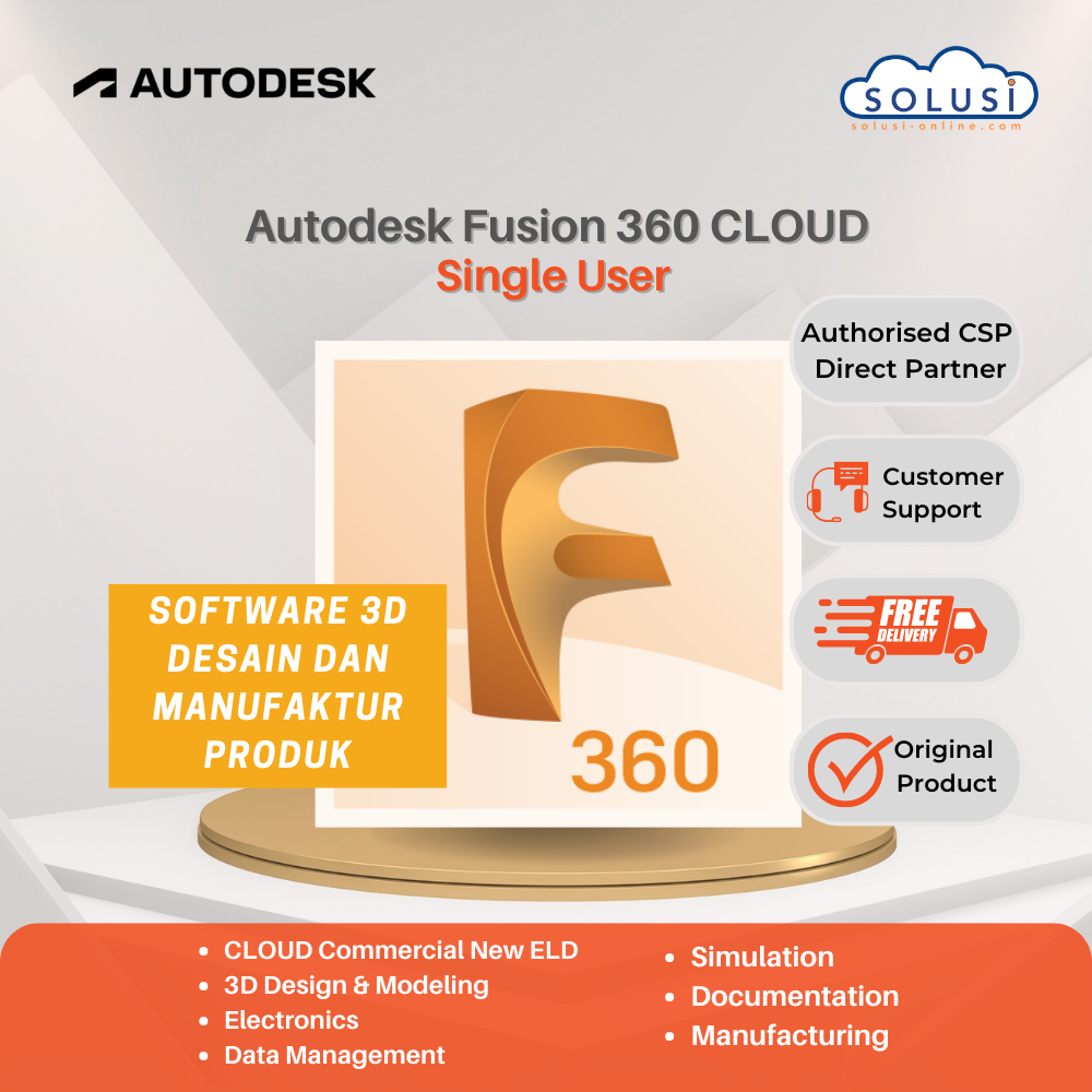 Harga Jual Lisensi Software 3D Desain Dan Manufaktur Produk Autodesk 