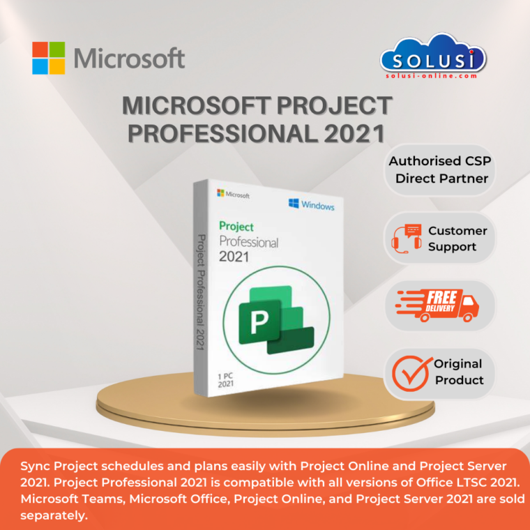 Harga Jual Lisensi Microsoft Project Professional 2021 Original 2024 ...