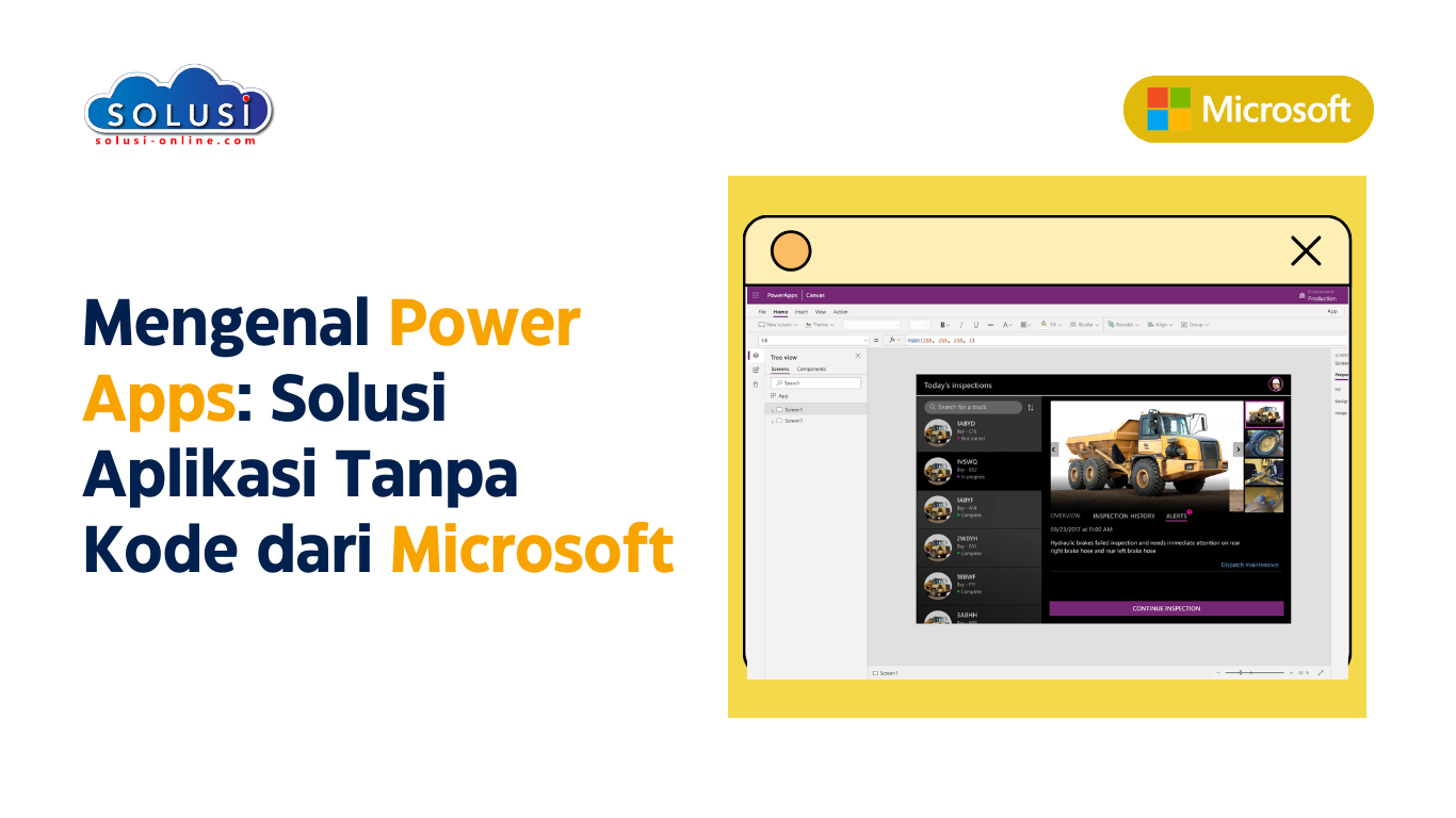 Mengenal Power Apps: Solusi Aplikasi Tanpa Kode Dari Microsoft | Solusi Online
