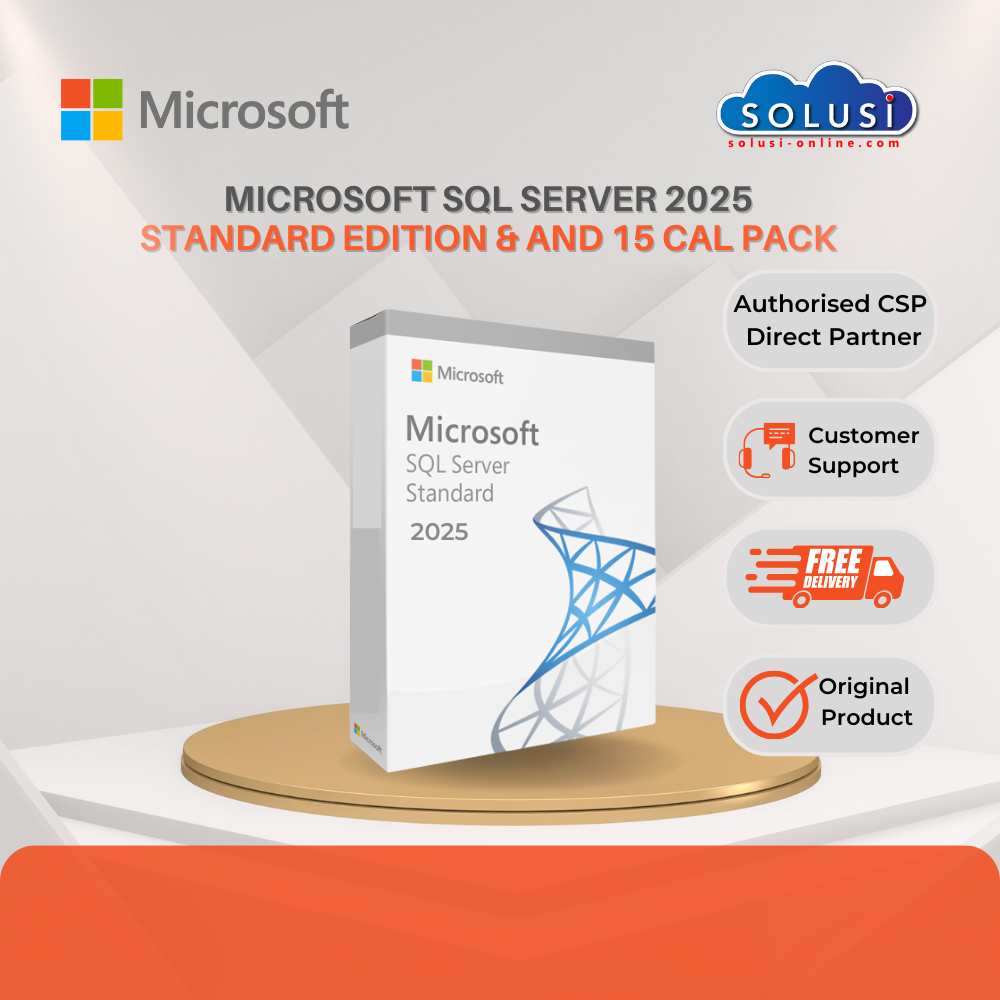 Harga Jual Lisensi Microsoft SQL Server 2025 Standard Edition And 15 CAL Pack Original 2026 ...