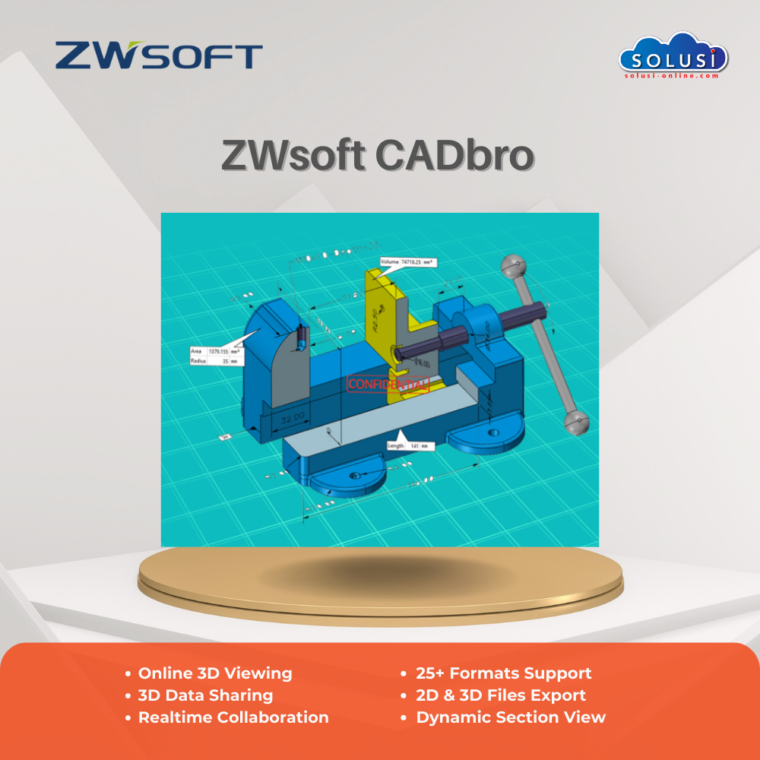 Harga Jual ZWSOFT ZWCAD 3D Lisensi Original | Solusi Online